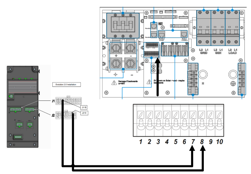 How do I wire a Generac 2 Wire Kit to a Sol-Ark 12K Hybrid Inverter ...